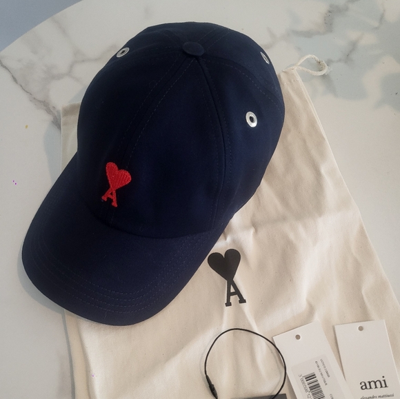 Ami | Accessories | Ami Navy Blue Cap | Poshmark